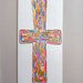 Cross Textured Canvas Painting, Painted Canvas Gifts, Religious Wall ...