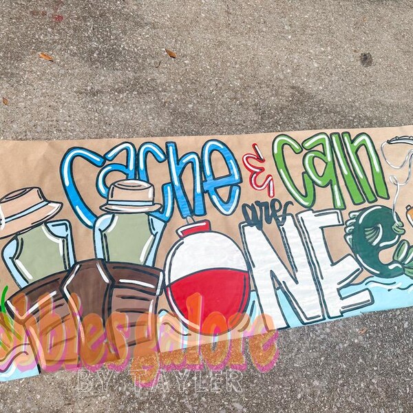 Hand Painted Banner - Etsy