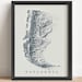 Patagonia Minimalist Relief Map | Patagonia Wall Art | Framed Patagonia ...