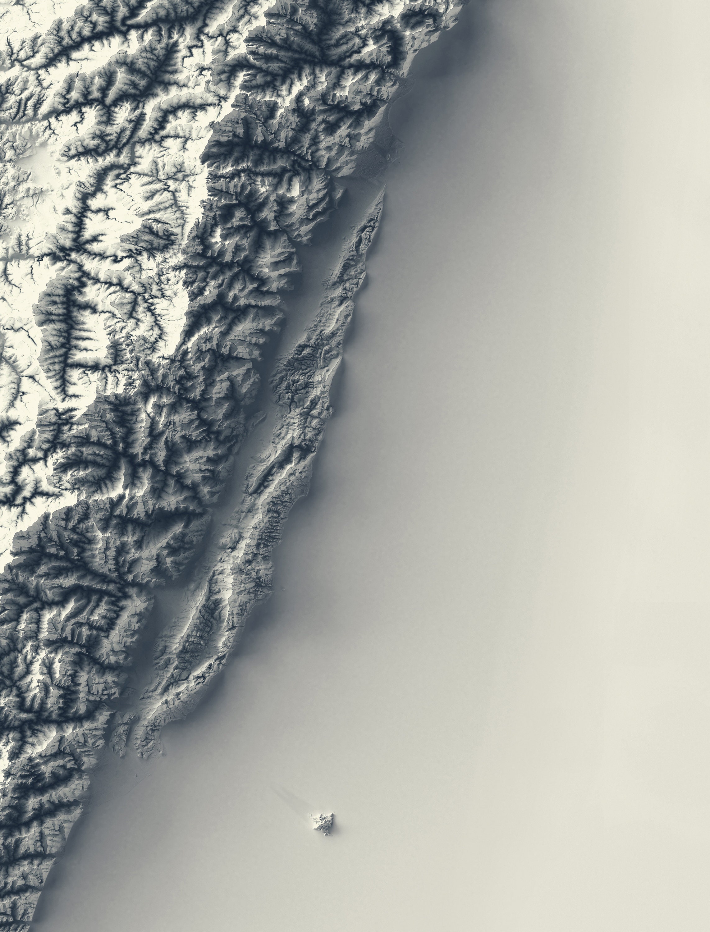 Taiwan Map, Taiwan Relief Map, Taiwan Wall Decor, Taiwan Minimalist Map ...