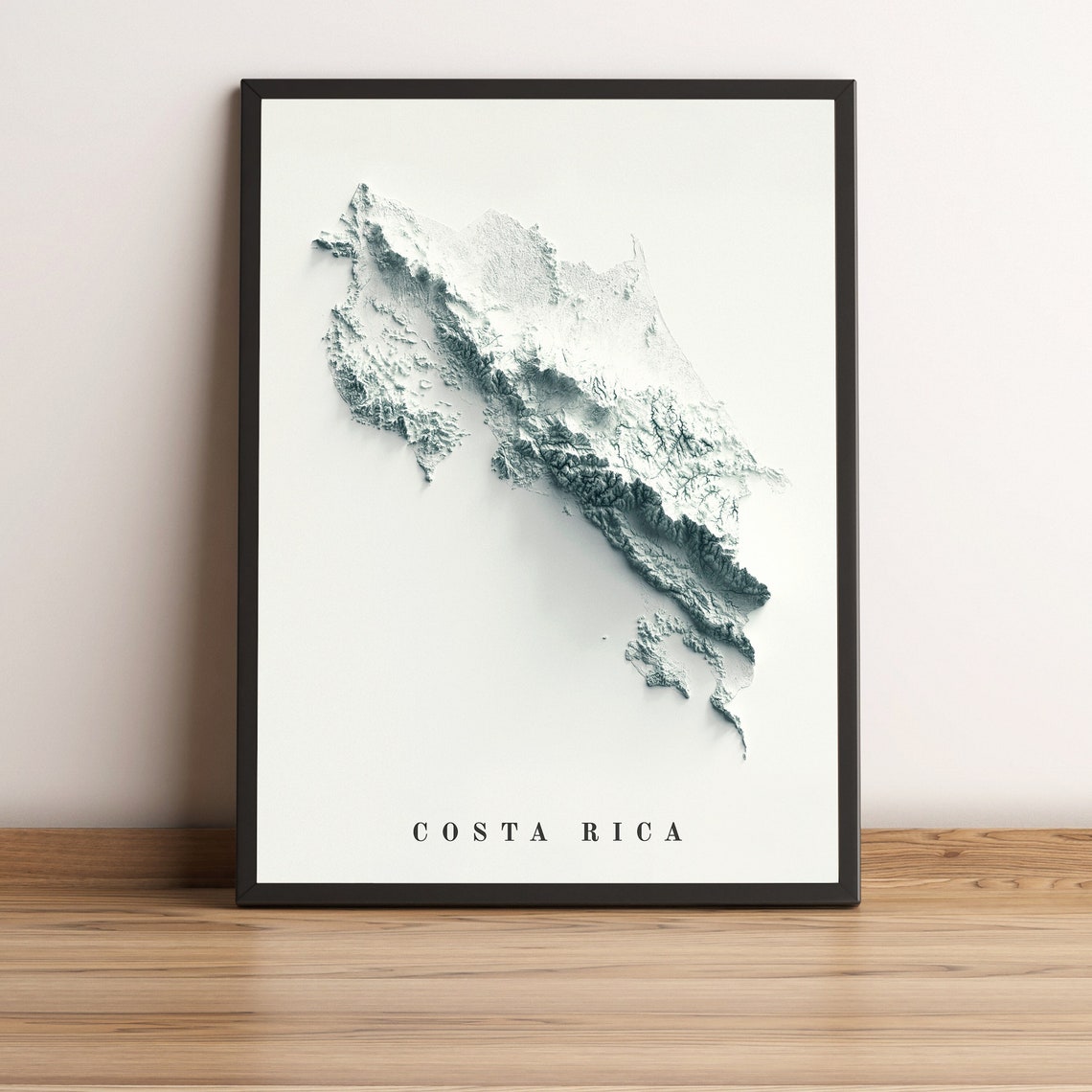 Costa Rica Map set With Two Maps, Costa Rica Relief Map, Costa Rica ...
