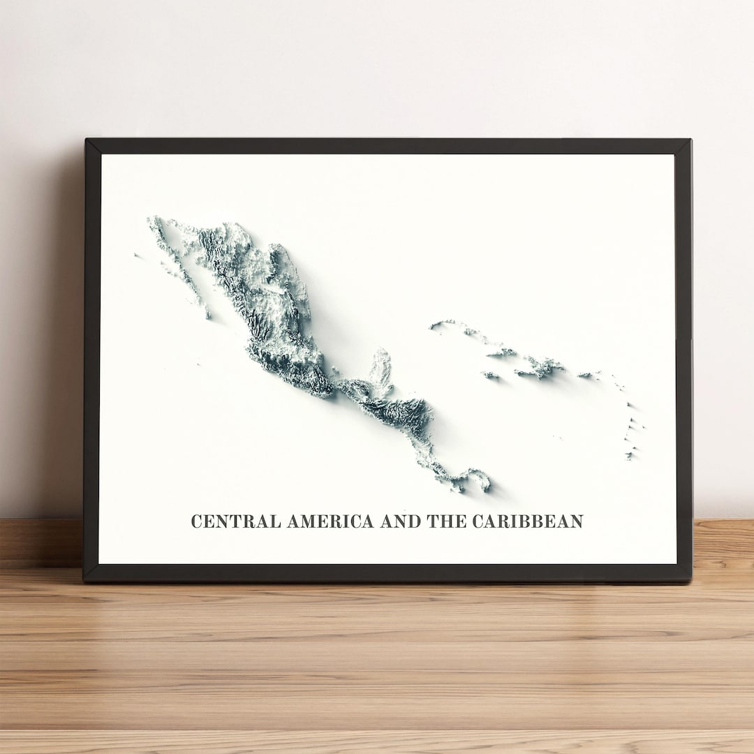 Central America Map set With Two Maps, Central America Printable Map ...