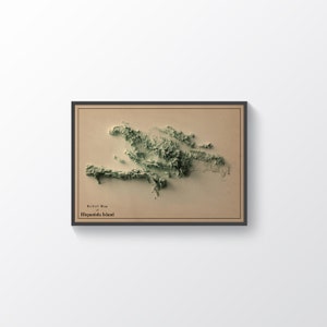 Hispaniola Island Map, Haiti Relief Map, Dominican Republic Map ...