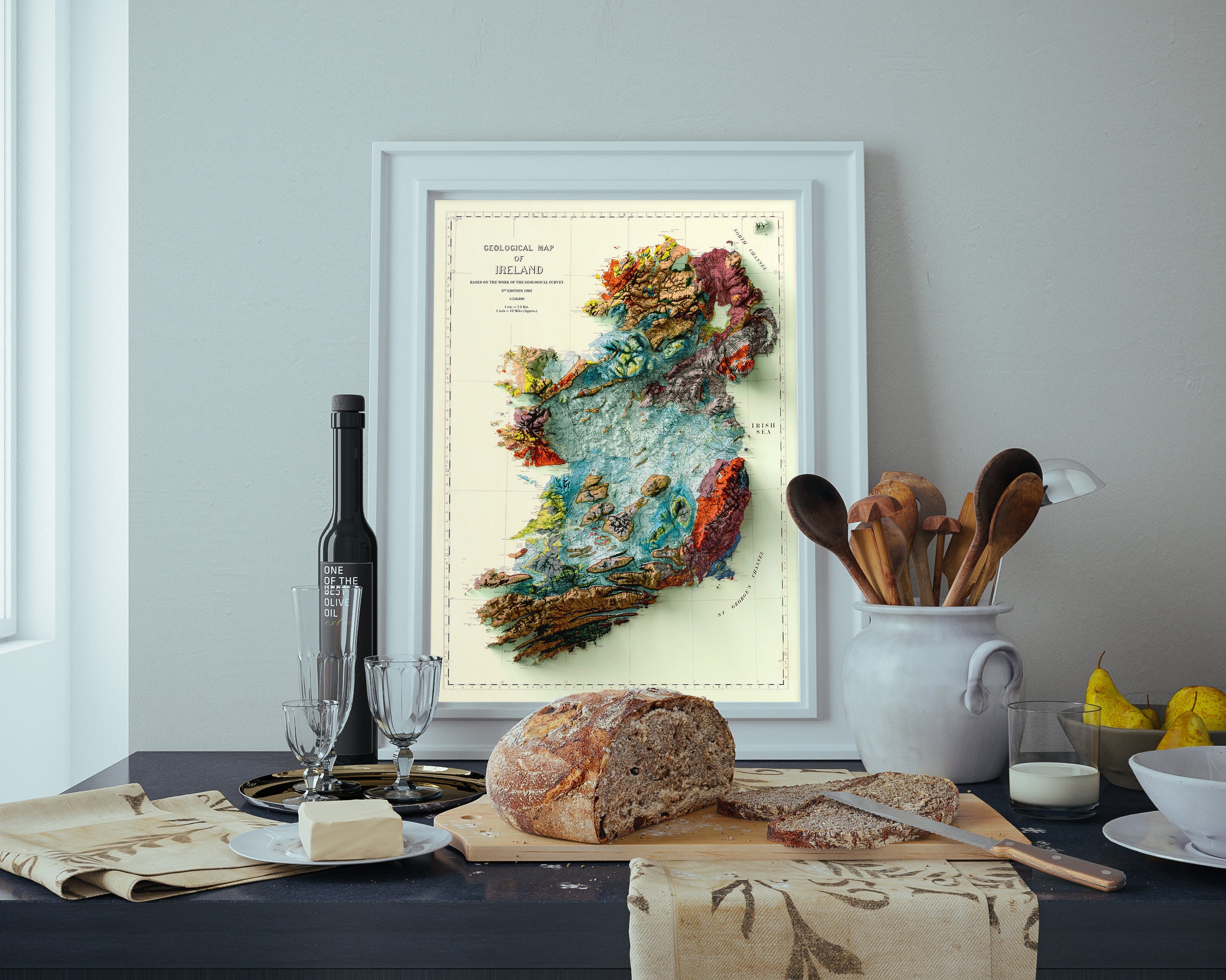 Ireland Map, Ireland Relief Map, Ireland Geological Map, Ireland Topo ...