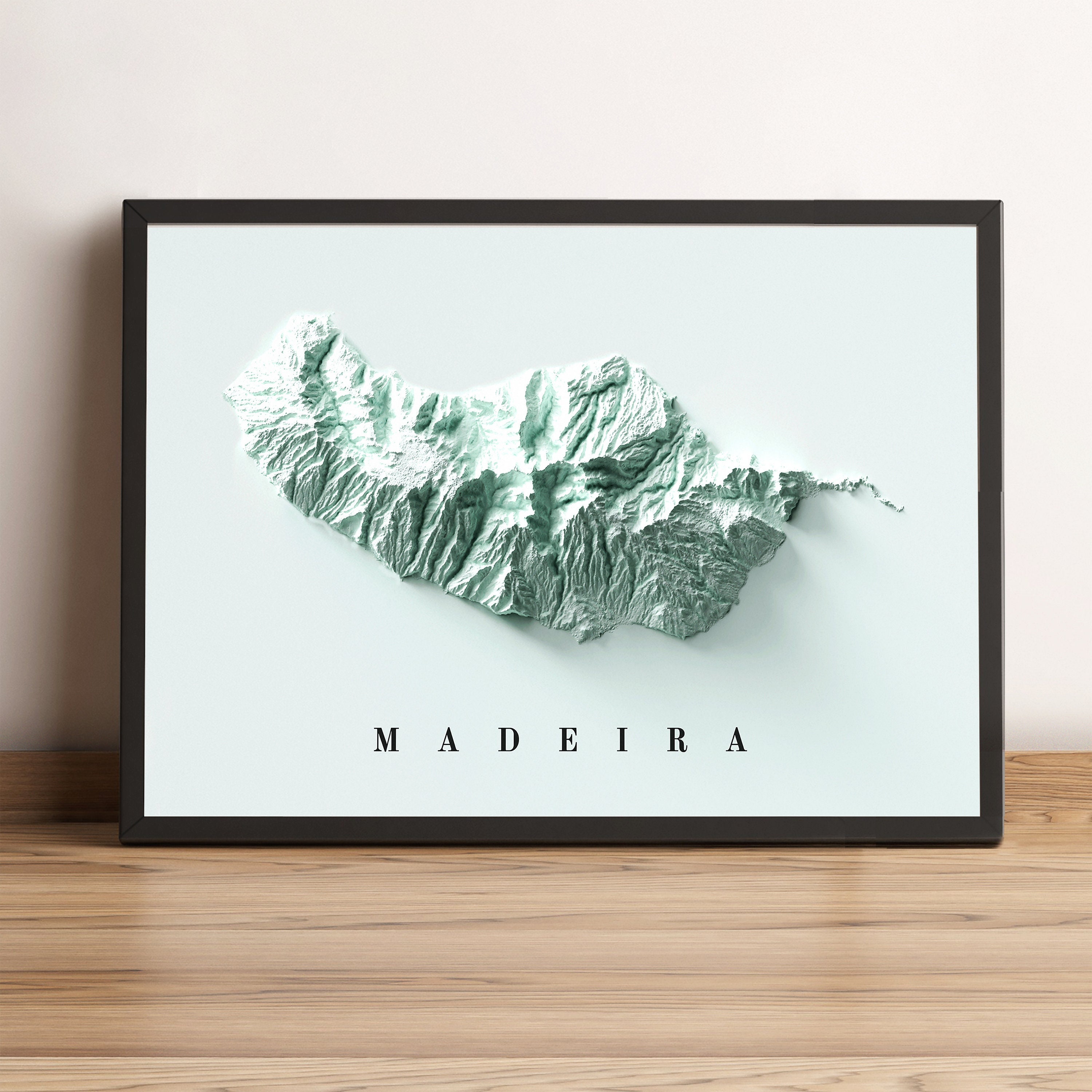 Madeira Island, Portugal Map (set With Two Maps) - Madeira Island ...