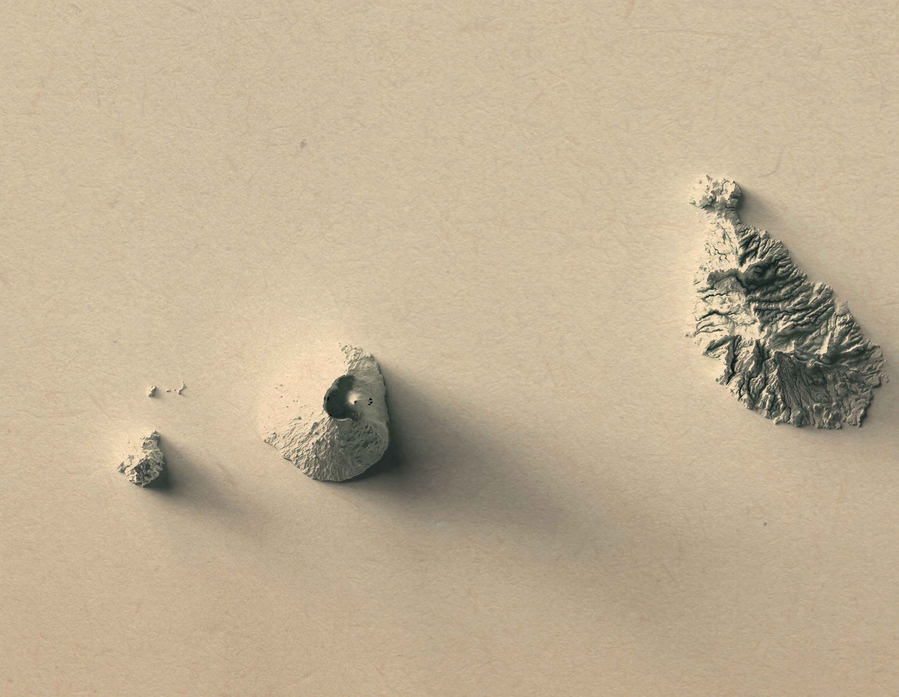 Cape Verde Map, Cape Verde Relief Map, Cape Verde Wall Decor, Cape ...