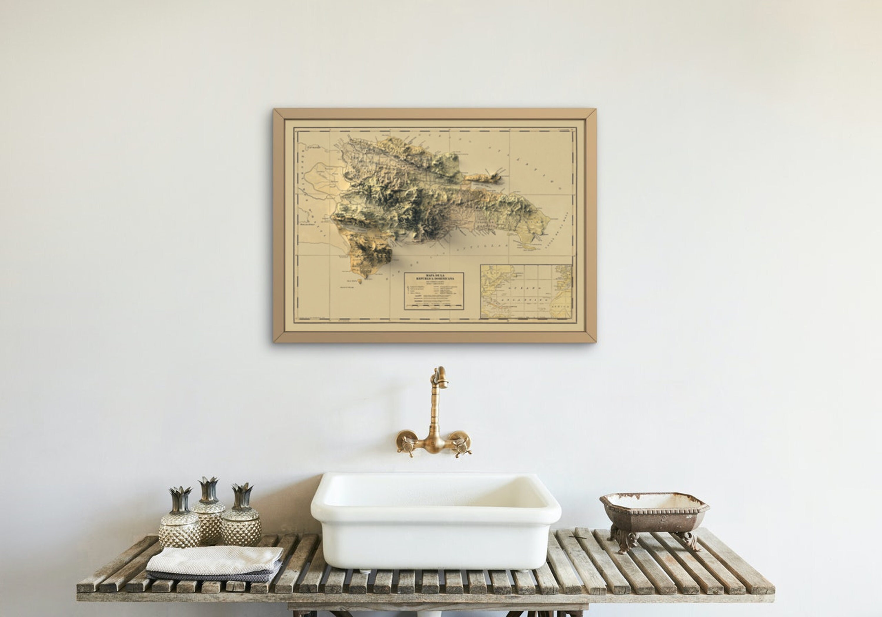 Mapa de República Dominicana Mapa en Relieve de República Dominicana ...