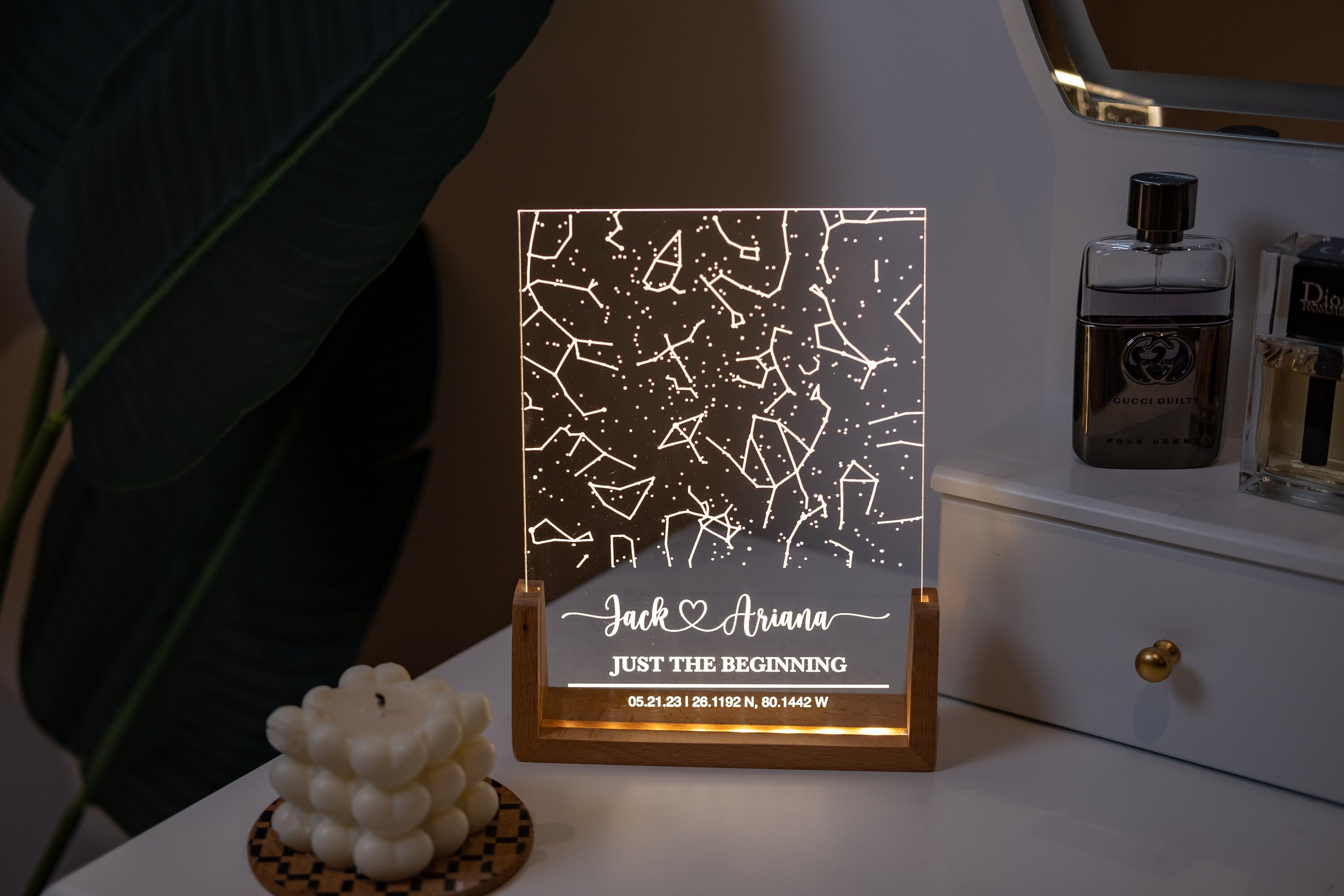 Personalized Constellation Star Map by Date Constellation Chart Mao ...