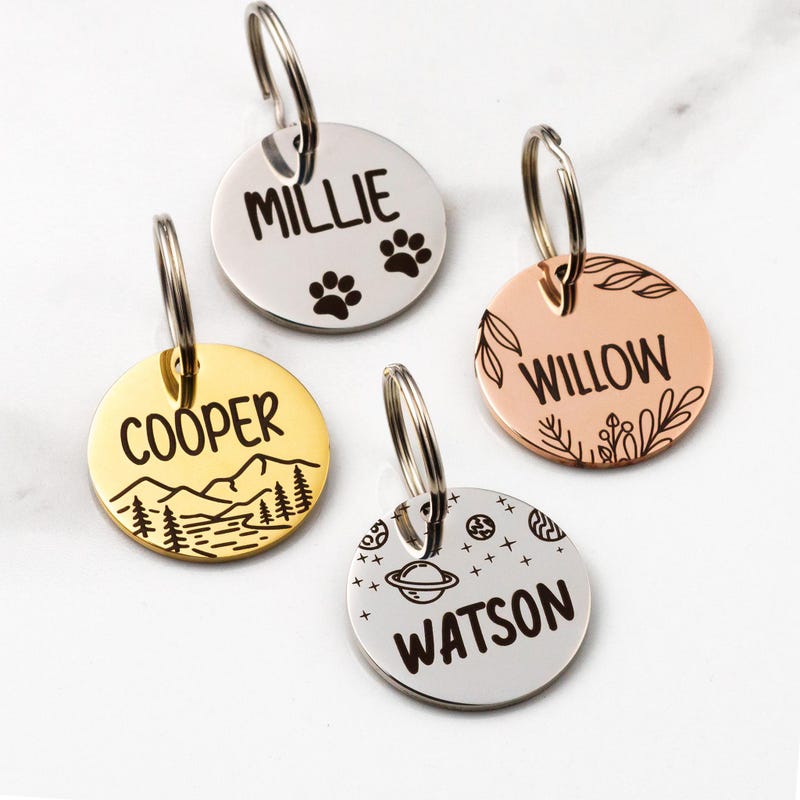 Personalized Dog Tags - Etsy