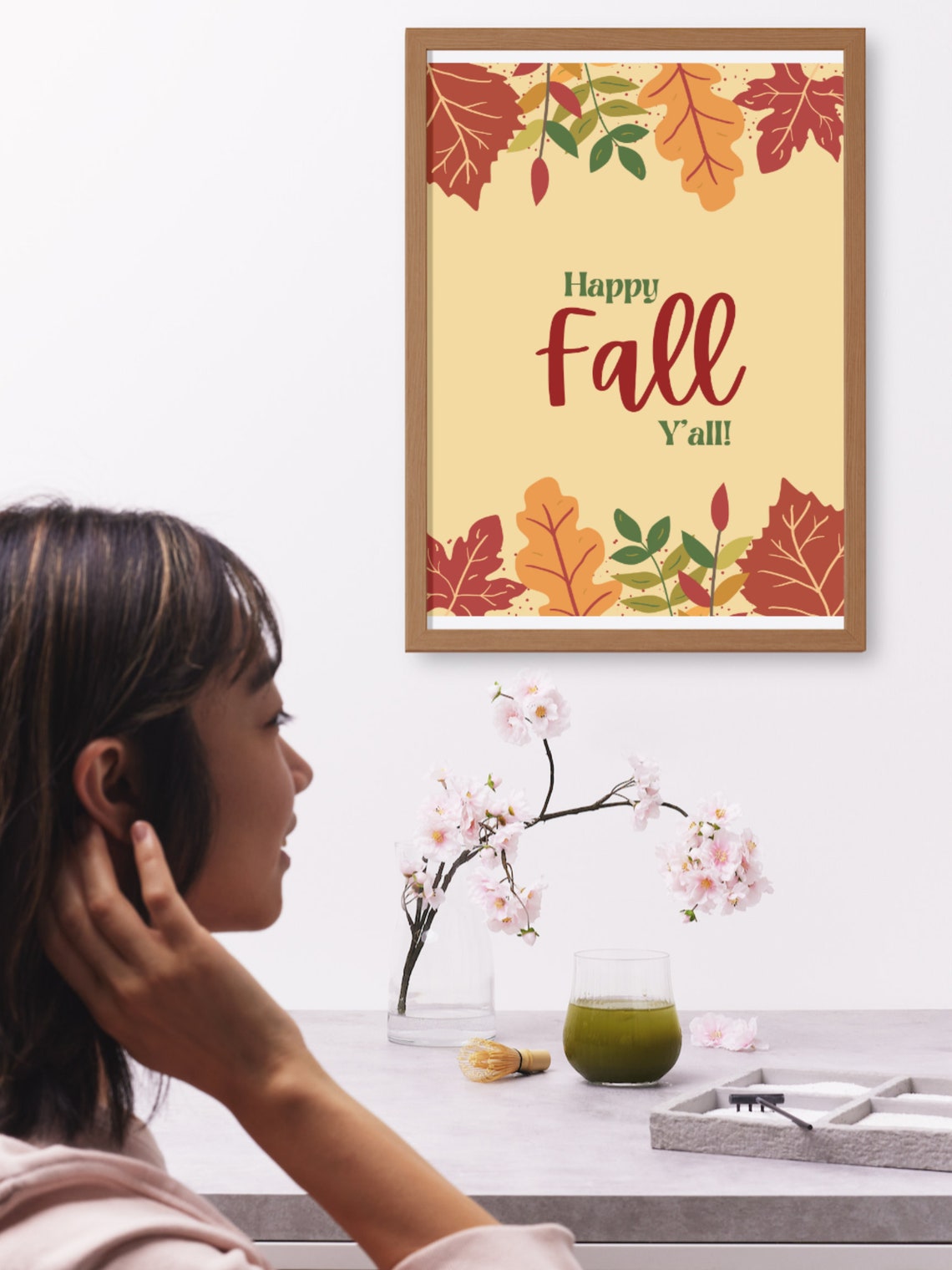 Happy Fall Y'all Wall Art Printable - Etsy