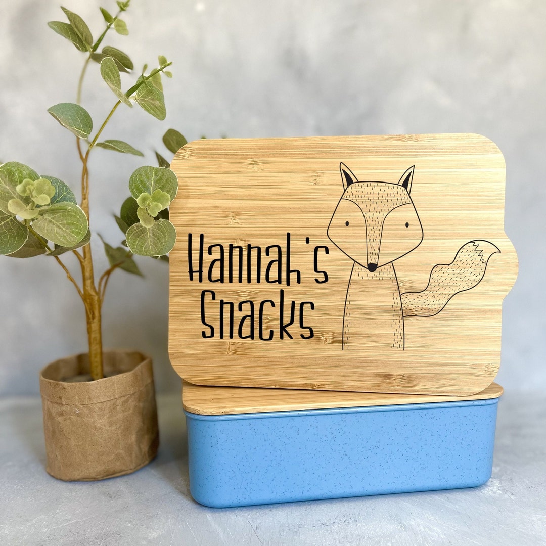 Custom Bento Box - FREE SHIPPING - Gift for Kids - Lunch Box Children ...