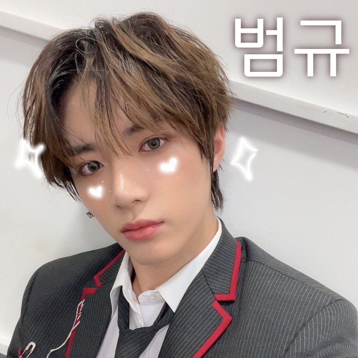 TXT Beomgyu Square Stickers - Etsy