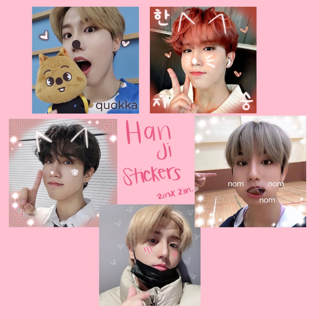 Stray Kids Han Jisung Square Stickers - Etsy