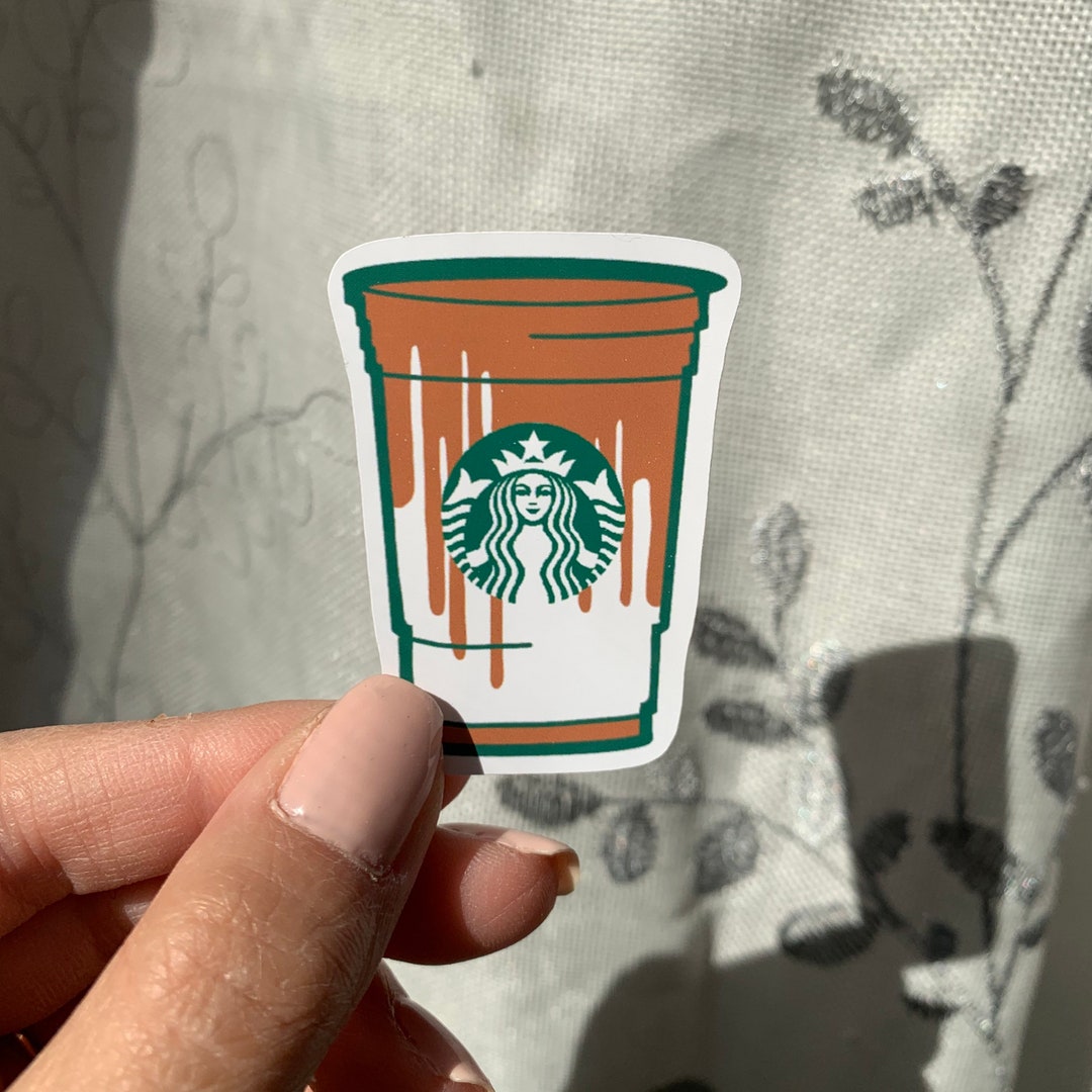 Starbucks Caramel Macchiato Sticker | Weatherproof Matte Material - Etsy