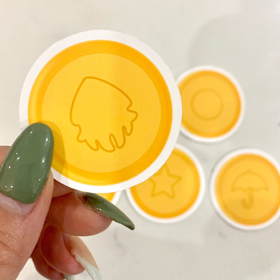 Cute Netflix Show Squids Game Dalgona Sugar Candy, Squid, Star, Circle ...