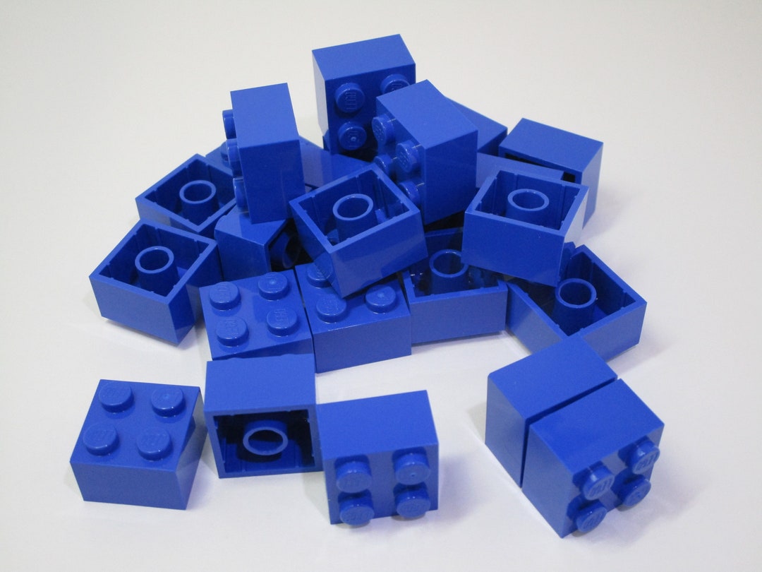 25 Lego Blue Brick 2 X 2 - Etsy