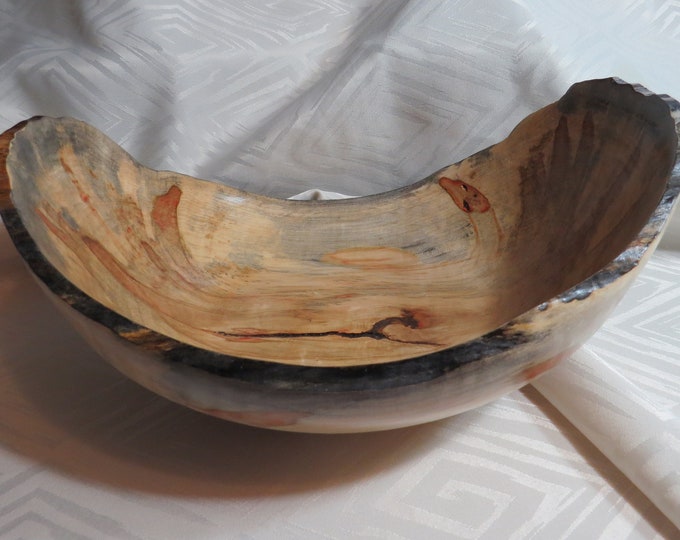 Box Elder Live Edge Wood Bowl, Table Centerpiece, Wood Artwork ...