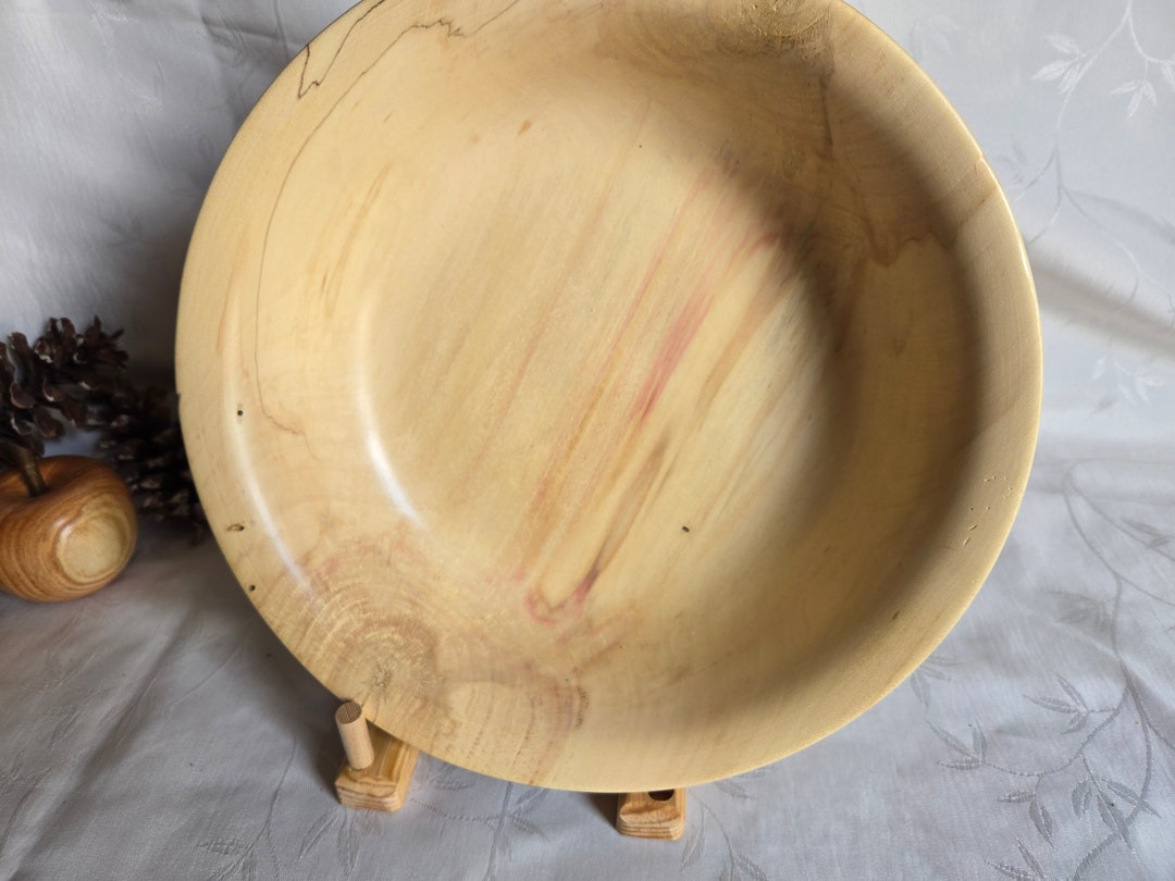 Box Elder Wood Bowl, Table Decor, Unique Gift, Spalted, Flamed Grain ...