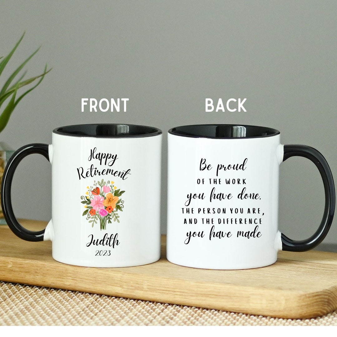 Custom Retirement Coffee Mugs / Retirement Mug / Retirement Gift for ...