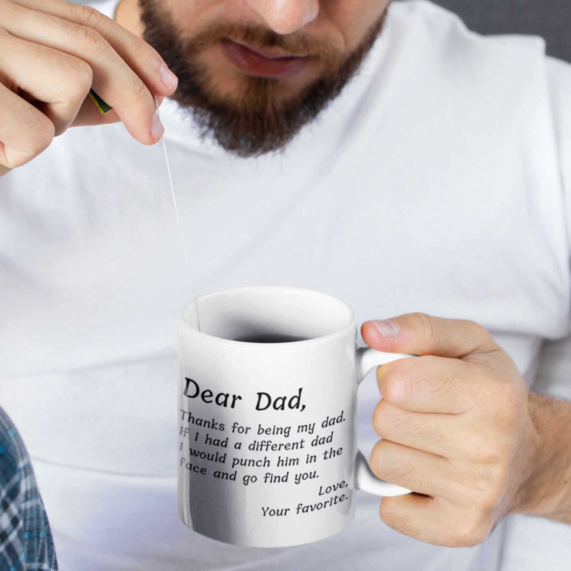 Dear Dad Mug / Dad Mug / Daddy Mug / Dad Gifts / Funny Mug for | Etsy