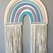 BOHO Rainbow Wall/door Hanger Personalized Option - Etsy