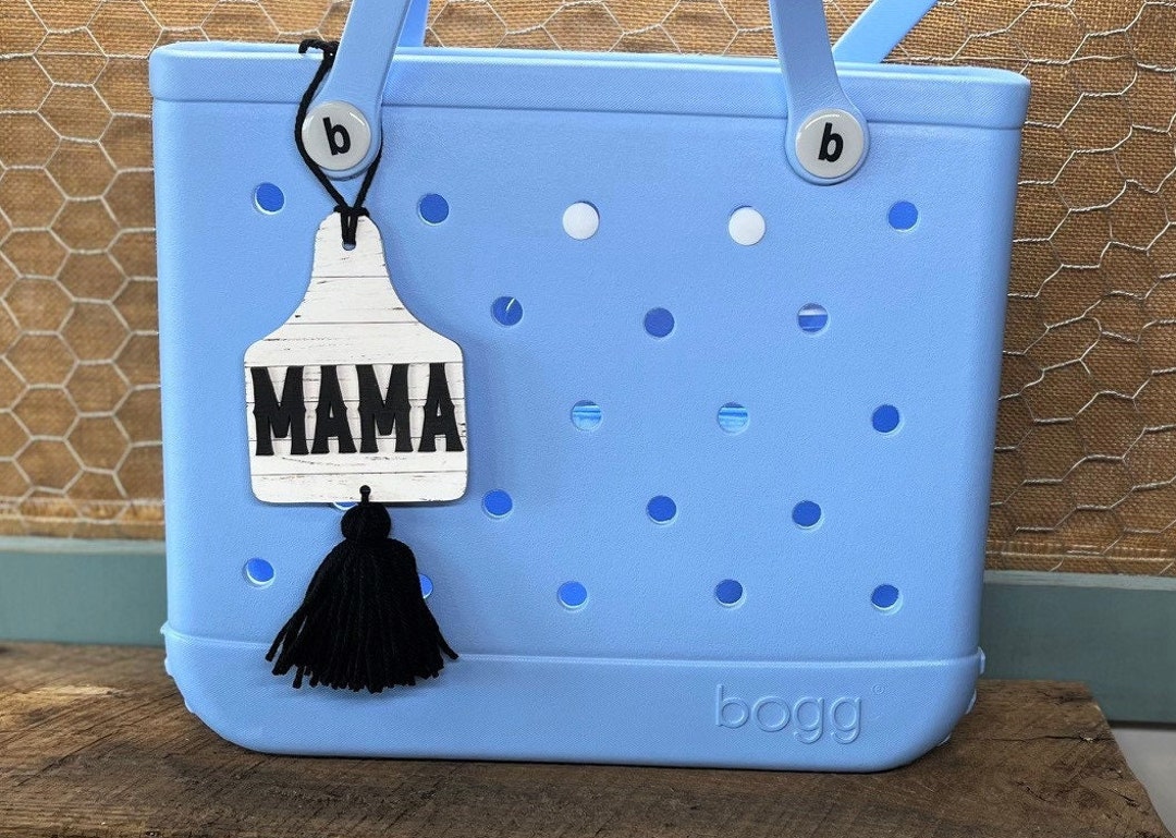 Mama Cow Tag Bogg Bag Charm/ Bogg Bag Tag/backpack Tag/ Diaper Bag Tag ...