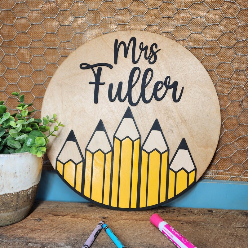 Teacher Sign - Etsy