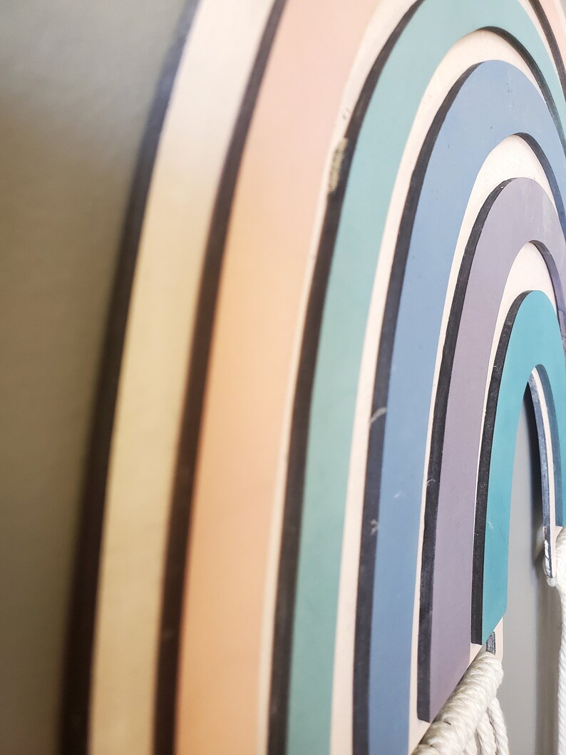 BOHO Rainbow Wall/door Hanger Personalized Option - Etsy