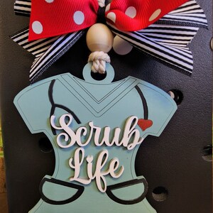 Scrub Life Layered Bogg Bag Charm/nurse Appreciation Gift - Etsy
