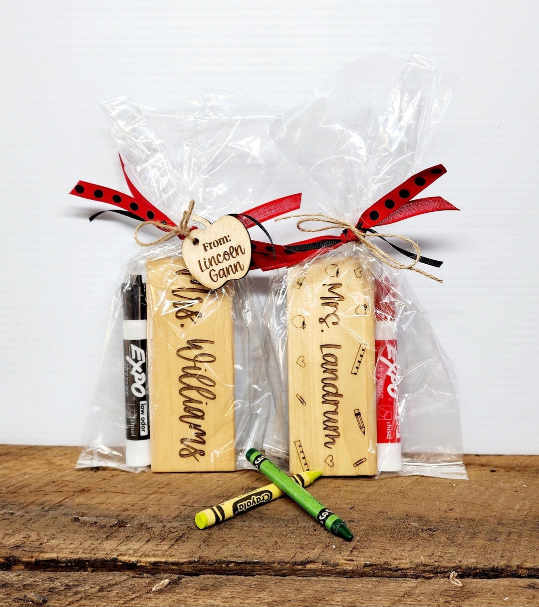 Teacher Gift Set: Personalized Whiteboard Eraser & Expo Marker - Thank ...