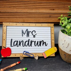 Personalized Teacher Desktop Sign With Stand/teacher Appreciation Gift ...