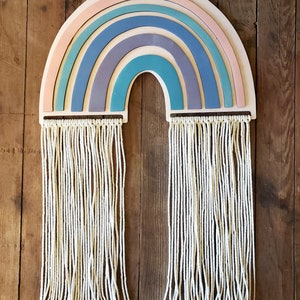 BOHO Rainbow Wall/door Hanger Personalized Option - Etsy