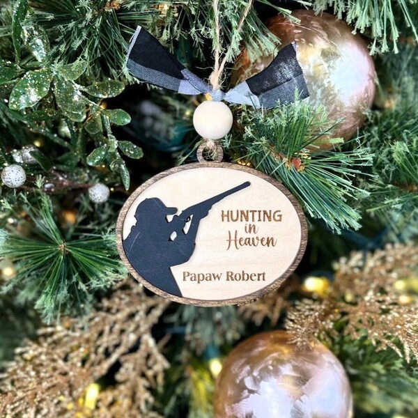 Memorial Hunting Christmas Ornament - Etsy
