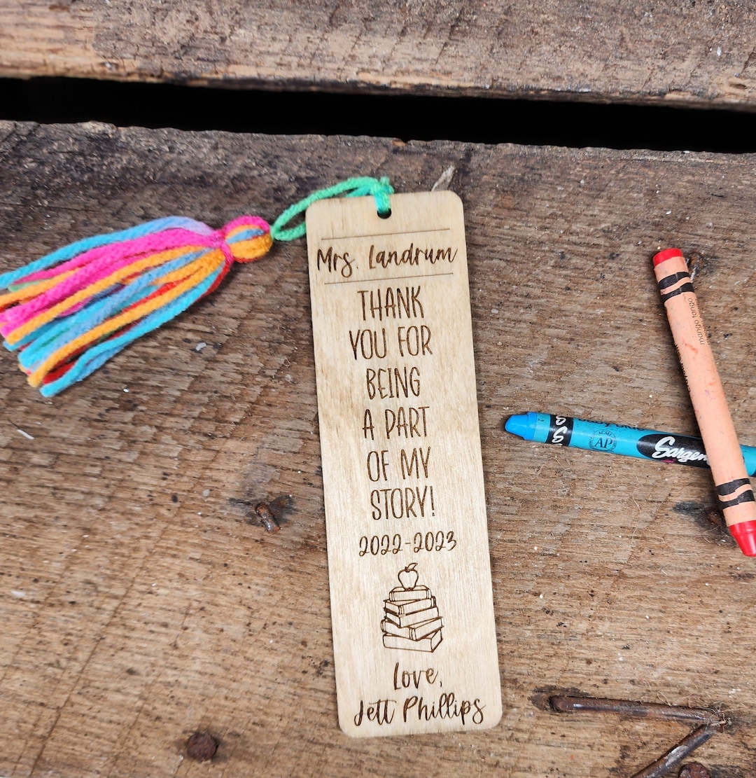 Personalized Teacher Bookmark Gift Teacher Gifts Gift for - Etsy