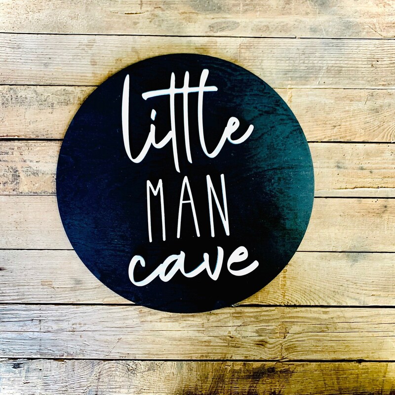 Little Man Door Sign - Etsy