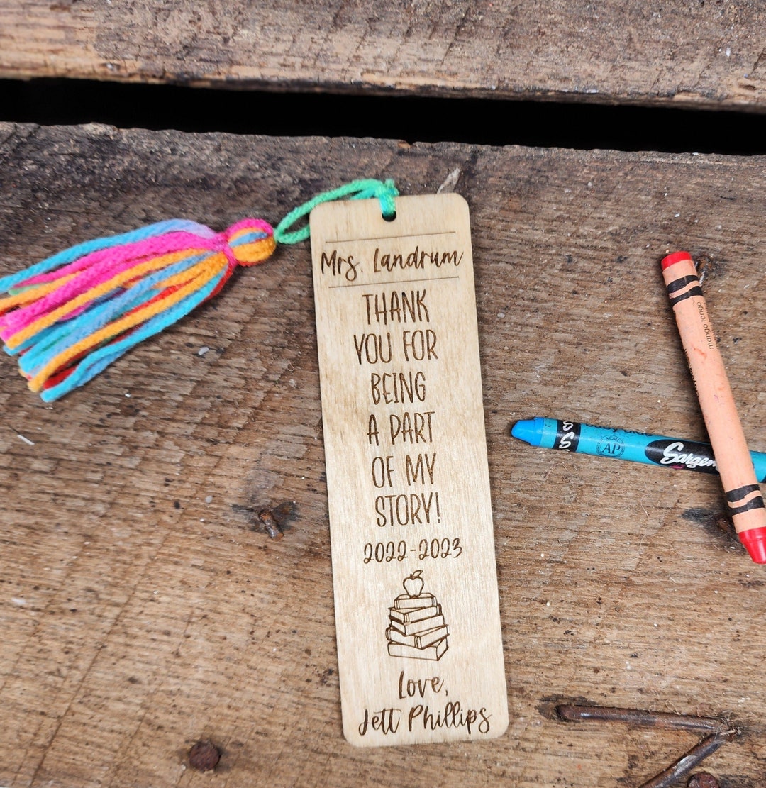 Personalized Teacher Bookmark Gift, Teacher Gifts, Gift for Teacher ...