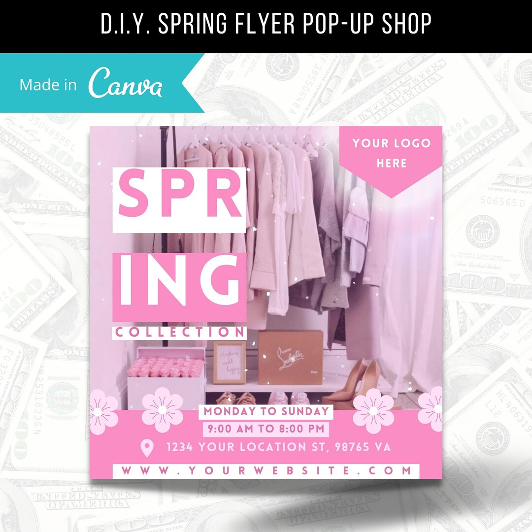 Animated Spring Flyer, Hair Flyer, Lash Flyer, Price Flyer, Marketing ...