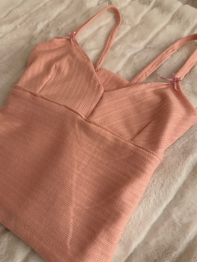 HANDMADE Coquette Coquettecore Cami Camisole With Bows - Etsy