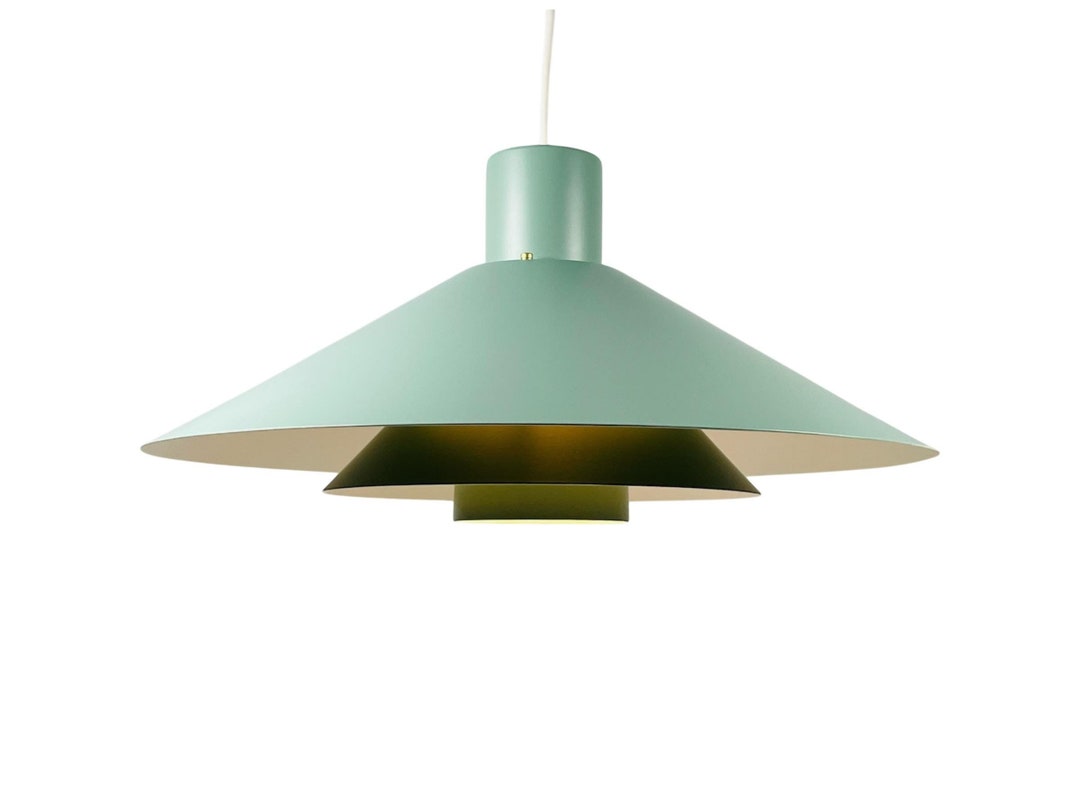 Green Ceiling Lamp | Mid-century Modern Ceiling Lamp | Green Pendant ...
