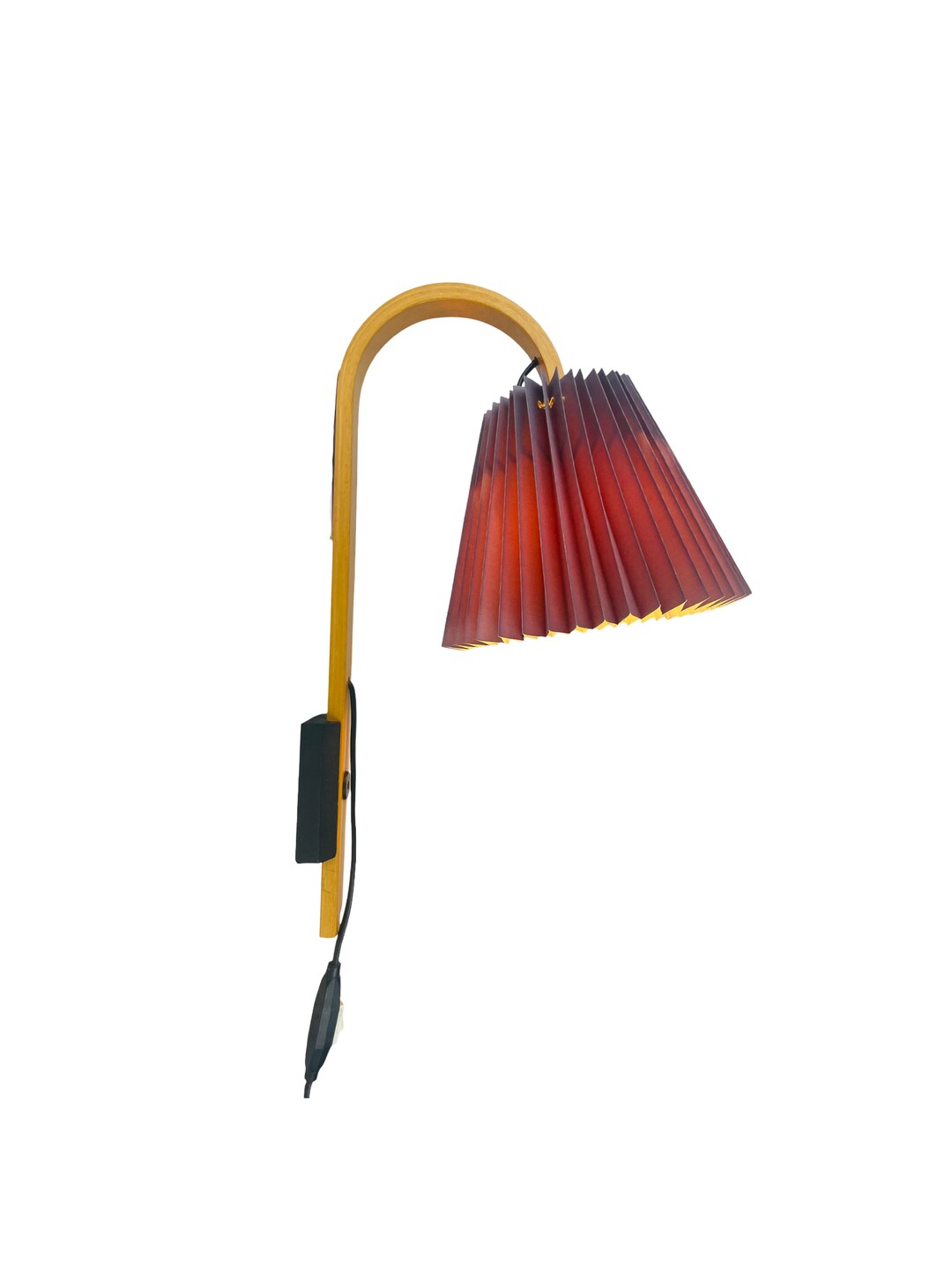 Caprani Wall Lamp Caprani Lights Denmark, Bentwood Beech, Vintage, Mads ...