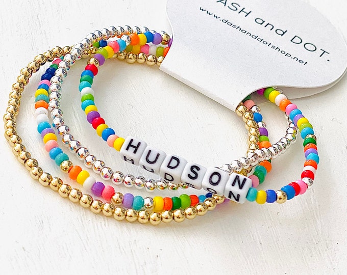 Beaded Bracelets I Personalized I Gifts for Her I Custom Bracelet I ...