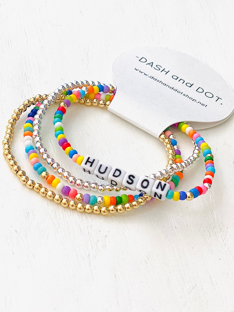Beaded Bracelets I Personalized I Gifts for Her I Custom Bracelet I ...