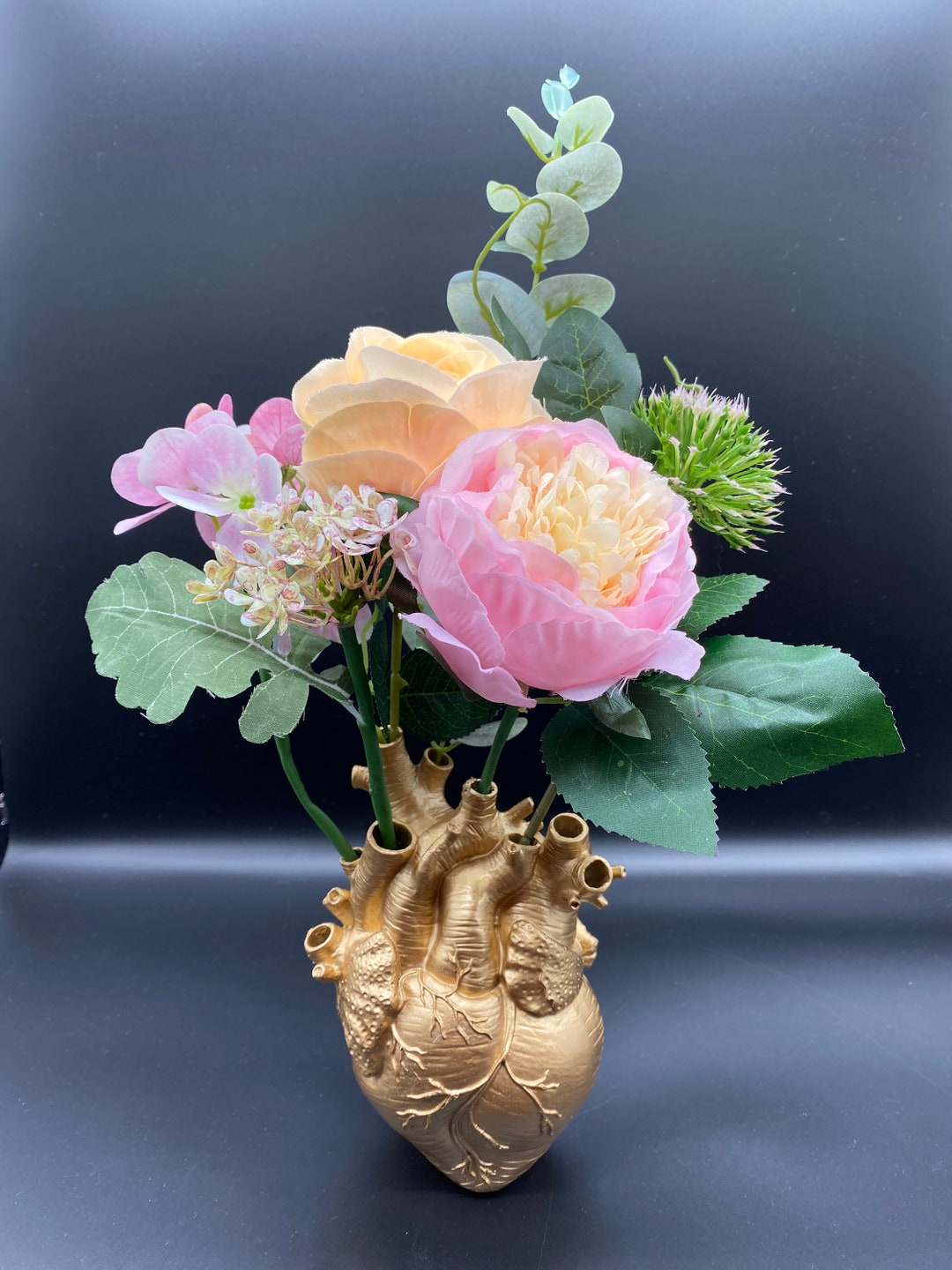 Anatomical Heart Shaped Vase Modern Art Vase Creative - Etsy