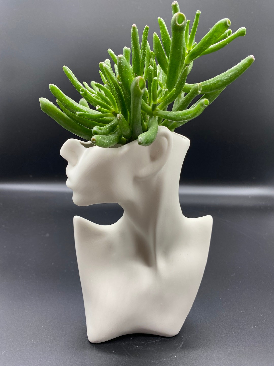 Nordic Style Ceramic Vase Woman Half Face Vase Modern Body Art Vase Creative Flower Vase - Etsy