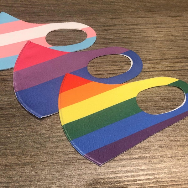 Rainbow Mask - Etsy UK