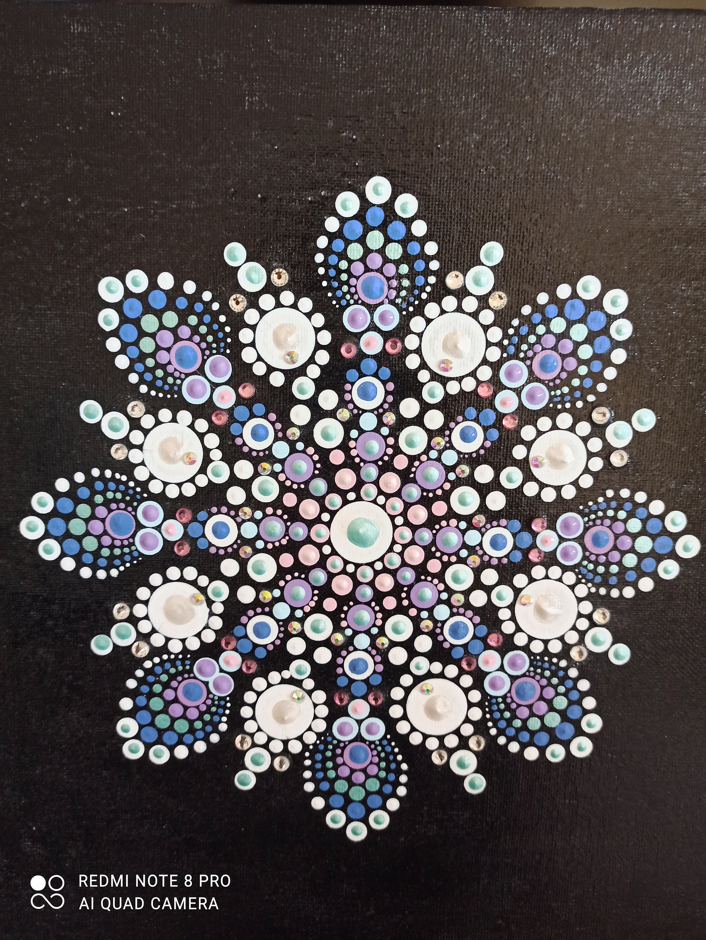 Snowflake Mandala Canvas - Etsy Canada