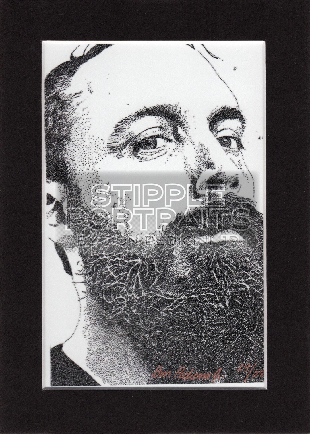 Clutch Band Neil Fallon Art Print Unique Stipple Portrait - Etsy