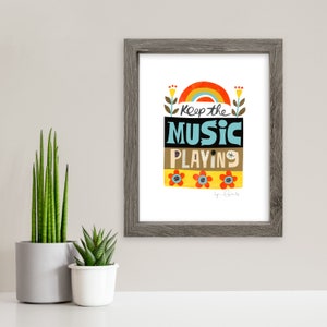 KEEP MUSIC PLAYING - Etsy