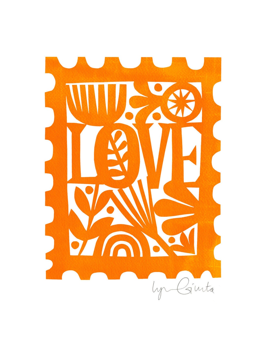 LOVE STAMP - Etsy