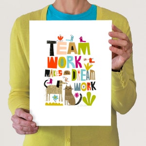 TEAM WORK - Etsy